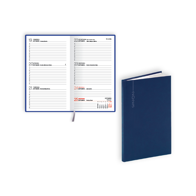 Plānotājs Pocket flex, balacron, zils, BPG (10130504) - Birojs.lv