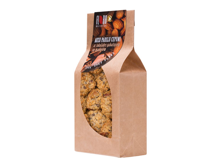 Cepumi auzu pārslu, ar mandelēm un šokolādi, Flora, 300g - Birojs.lv